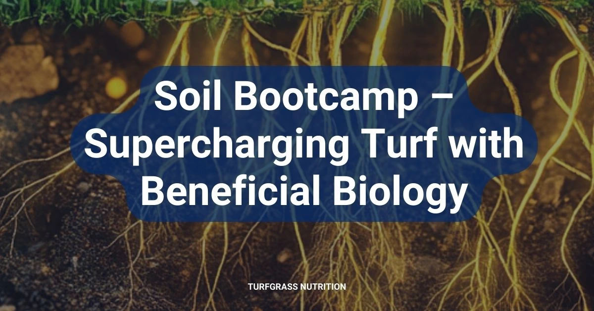 Soil Bootcamp: Supercharging Turf Health With Beneficial Biology